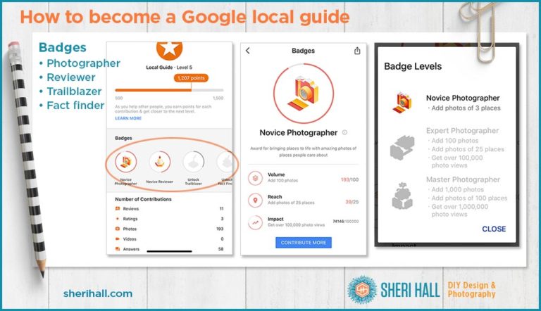 How to become a local guide in Google Maps - Sheri Hall